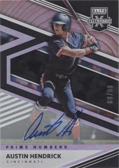 2020 Panini Elite Extra Edition - Austin Hendrick #12 Prime Numbers B ...