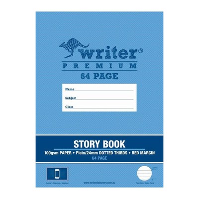 Writer Telephone Premium Quality 70GSM Story Book 64 Pages with Red ...