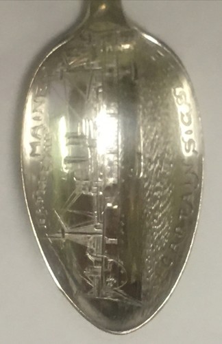 Battleship Maine Captain Sigsbee Vintage Souvenir Spoon Collectible | eBay