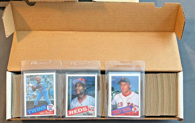 1985 Topps Baseball Complete Set 1-792 Clemens, Puckett, McGwire RC’s ...