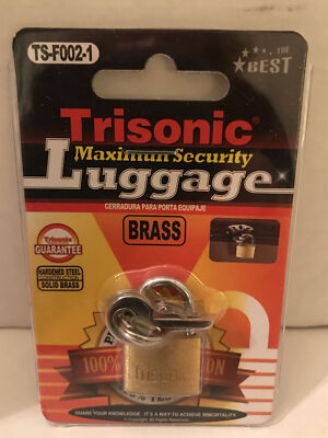 Trisonic Maximun Security Luggage lock | eBay