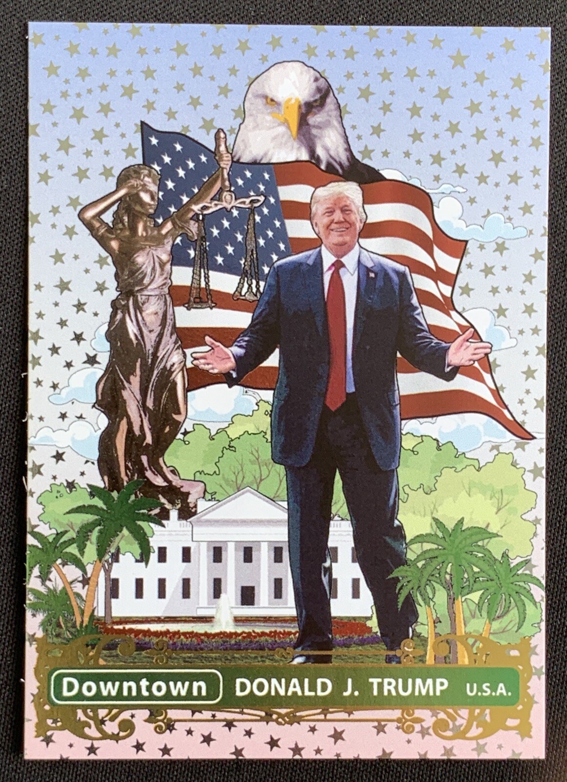 Donald Trump Downtown “2nd Edition” Custom Trading Card #/2020 | eBay