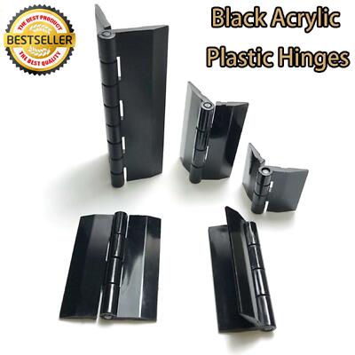 25mm-75mm Black Acrylic Plastic Piano Continuous Hinges Hinge ...