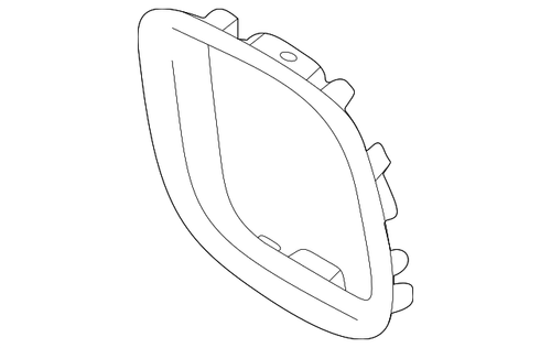 GM OEM 84925152 Exterior Bright Chrome Front Passenger Fog Lamp Bezel ...