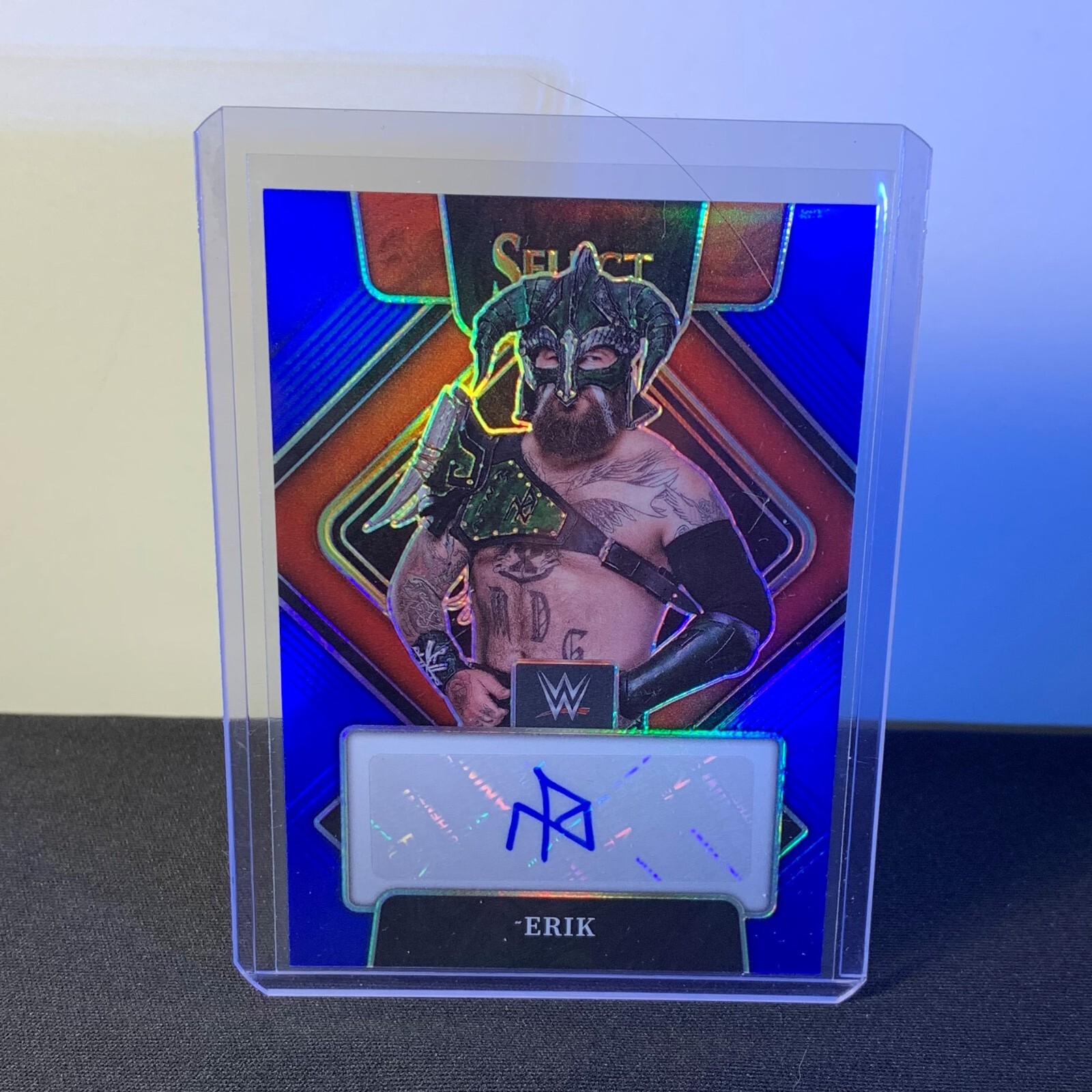 2022 Panini Select WWE Erik Signatures BLUE AUTO /49 SP #SG-ERK | eBay