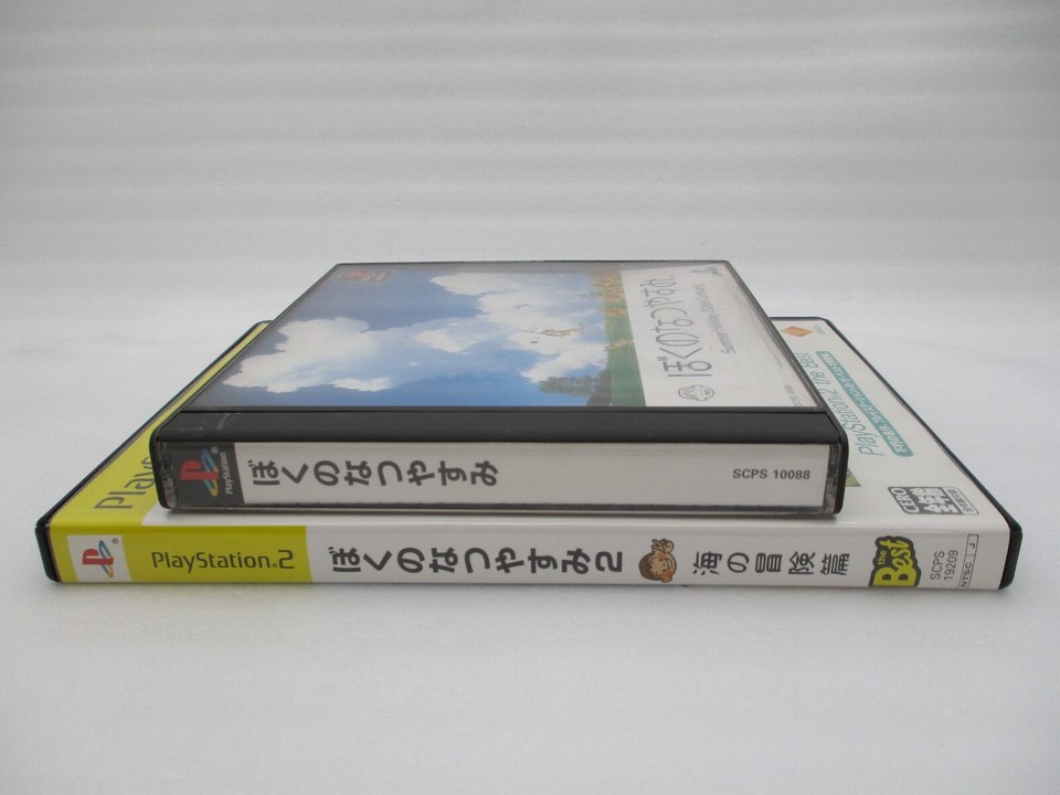 PS1 PS2 Boku no Natsuyasumi 1 & 2 2Games Set Japan Summer Holiday ...
