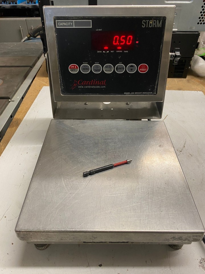 Cardinal 205 scale indicator Food Balance Storm Detecto | eBay