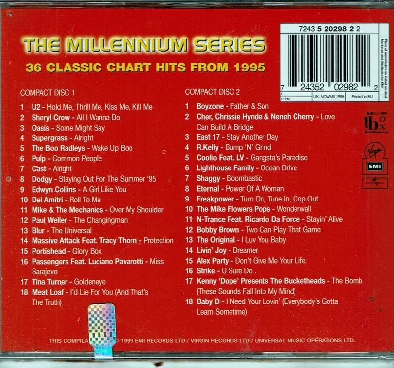 NOW 1995 The Millenium Series 36 Classics (2 CDS SET) BRAND NEW SEALED ...