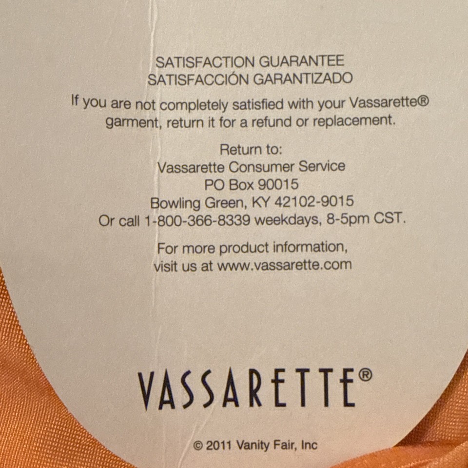 NWT Vassarette 2 Pack Silken Heather High Leg Panties Tangerine & White ...