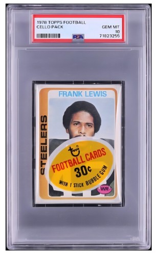 1978 Topps Football Cello Wax Pack Sealed PSA 10 Gem Mint | eBay