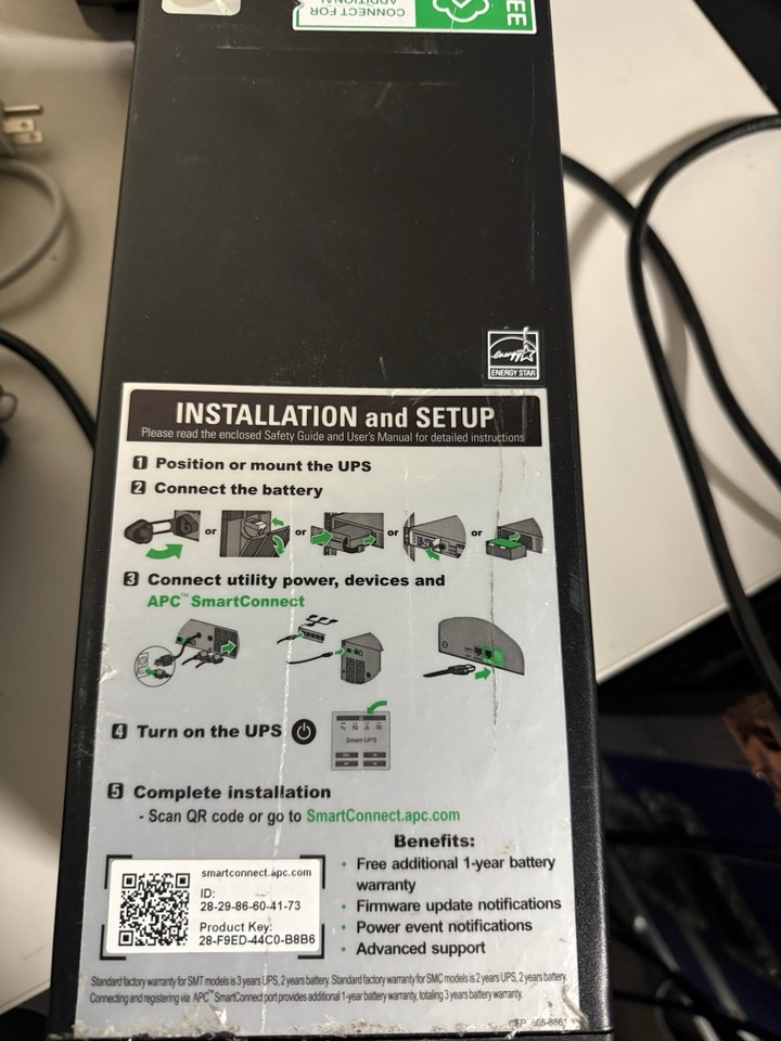 APC Smart UPS 750 SMT750 120V 500W -with Battery | LOCAL PICK UP ONLY ...