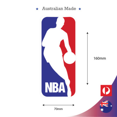 NBA logo Basketball backboard glass sticker decal logo 160mm | eBay ...