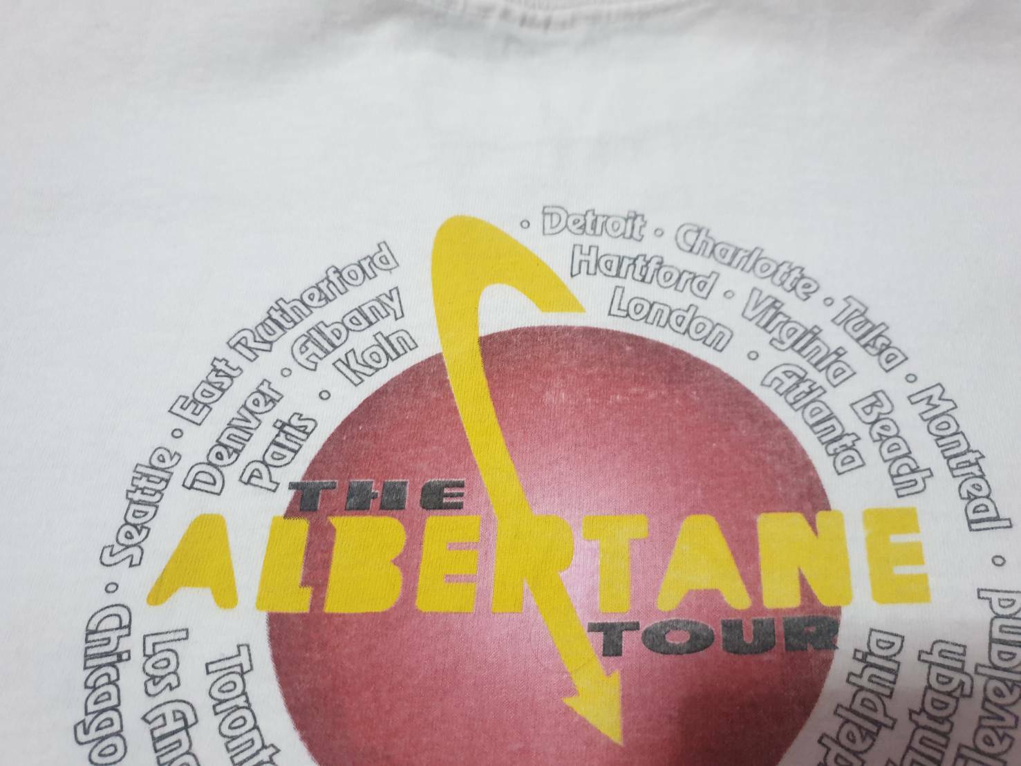 Rare Vintage 1998 Hanson Albertane Tour T shirt Size L - Gem