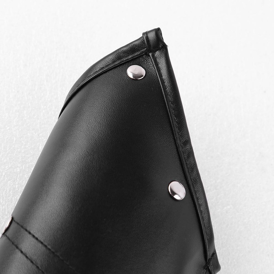 2Pc Steampunk PU Adjustable Metal Rivet Shoulder Armors with Arm Strap ...