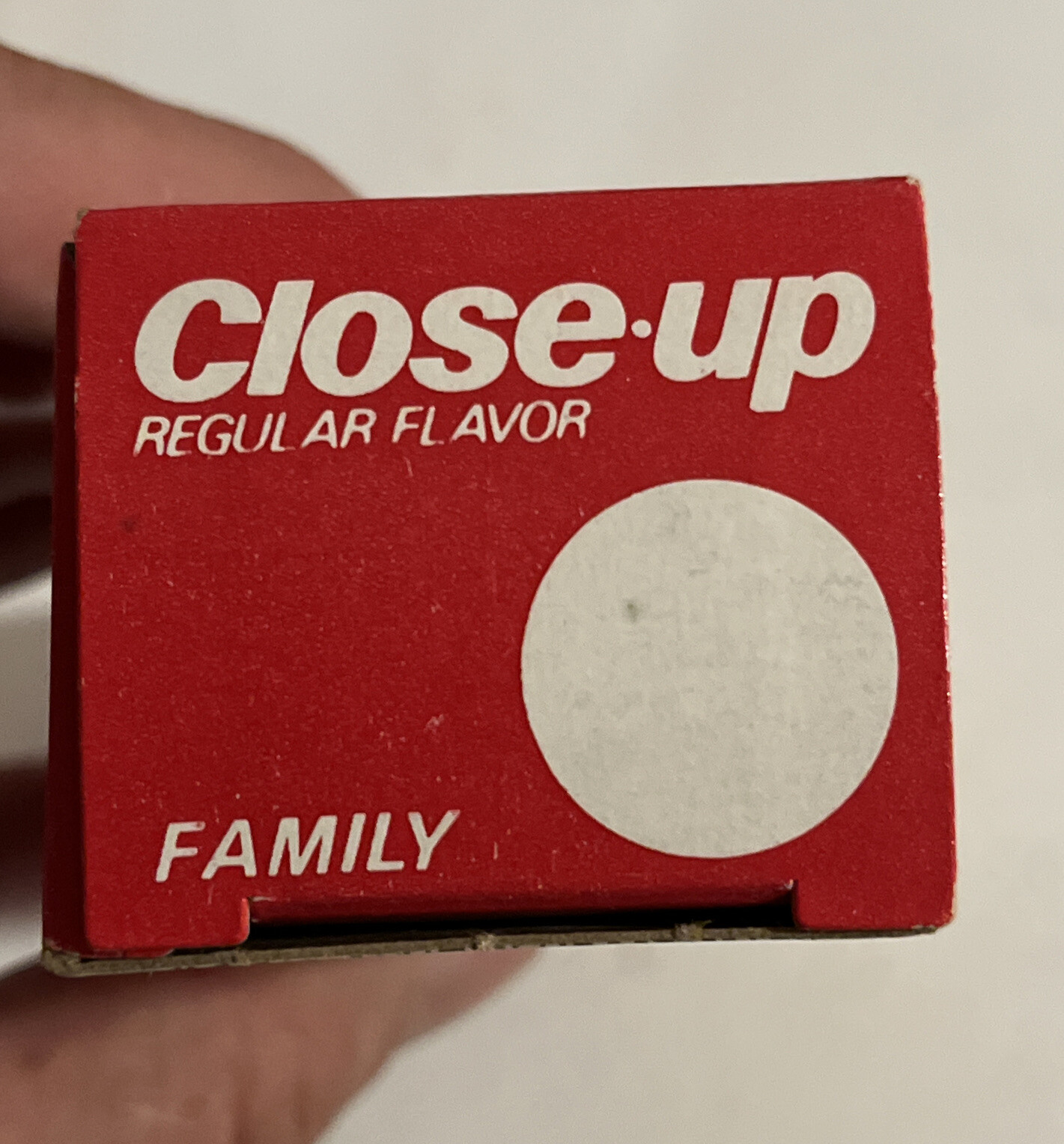 Vintage 1979 Close Up Toothpaste Tube w Box Full Unopened 6.4 oz Family ...