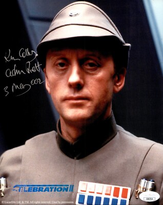 Kenneth Colley Signed & Inscribed Star Wars Piett Celebration 8x10 ...