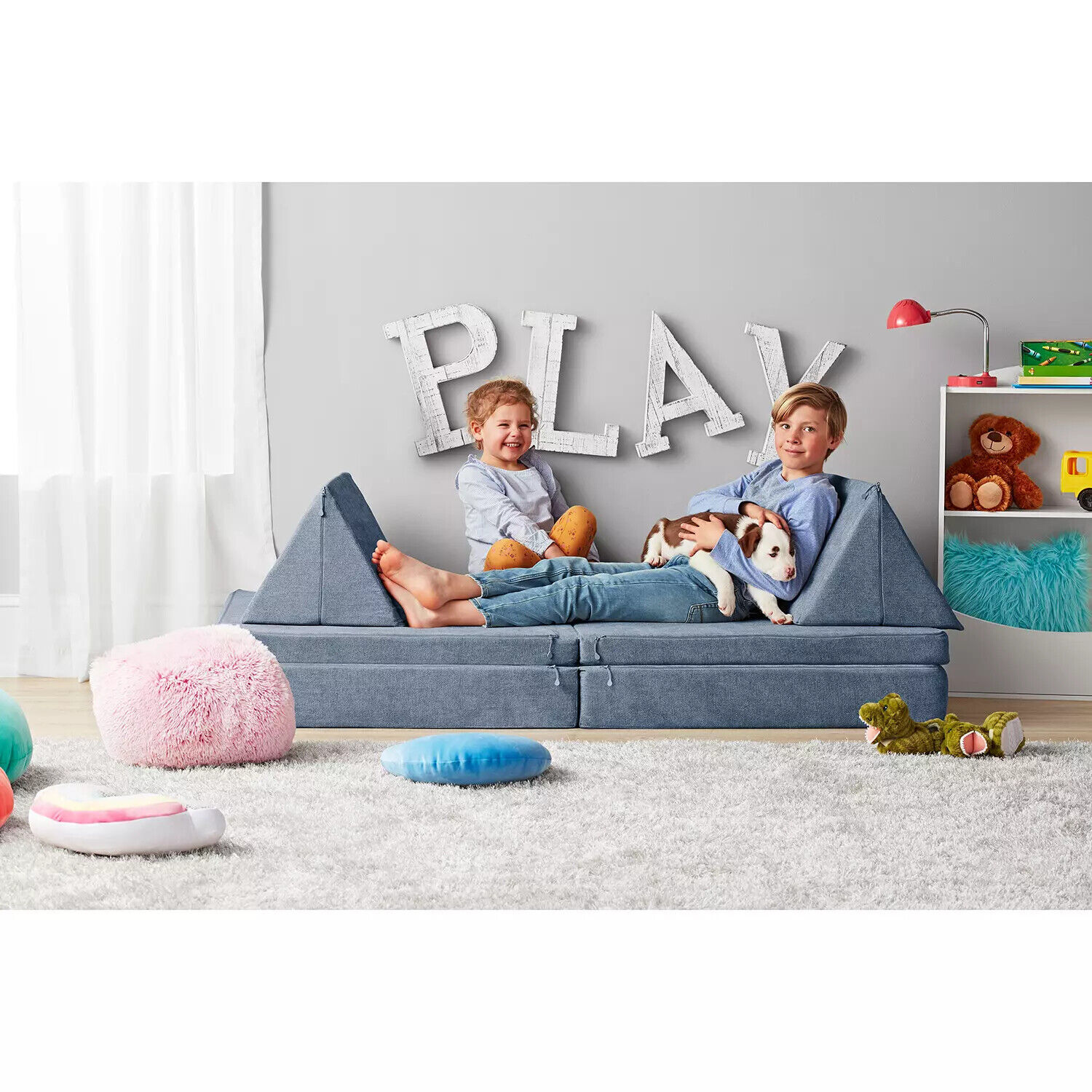 Member's Mark 4 Piece Kids Explorer Sofa - Select Color (NEW) | eBay