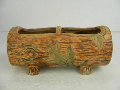 Antique Weller Pottery Log Planter | eBay