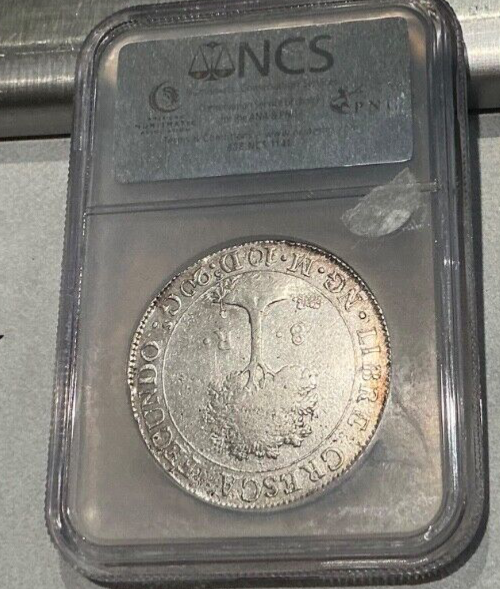 1835 Central American Republic 8 Reales Coin 8R - Certified NGC XF ...