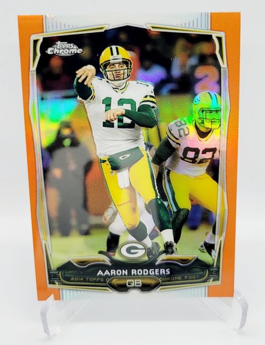 2014 Topps Chrome Retail Orange Refractor Aaron Rodgers #83 | eBay