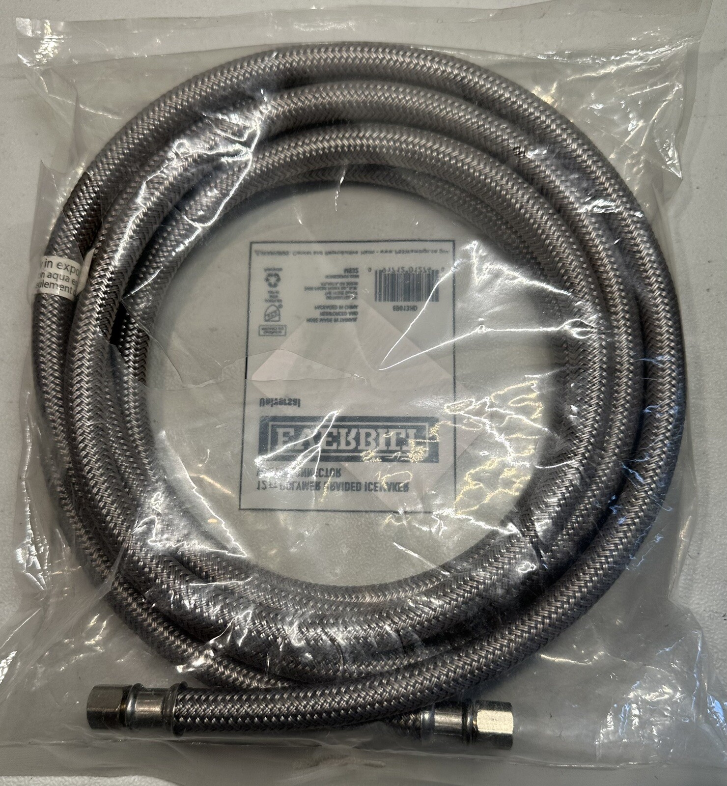 Everbilt Polymer Braided Icemaker Water Connector Line Hose 69013HD 12 ...