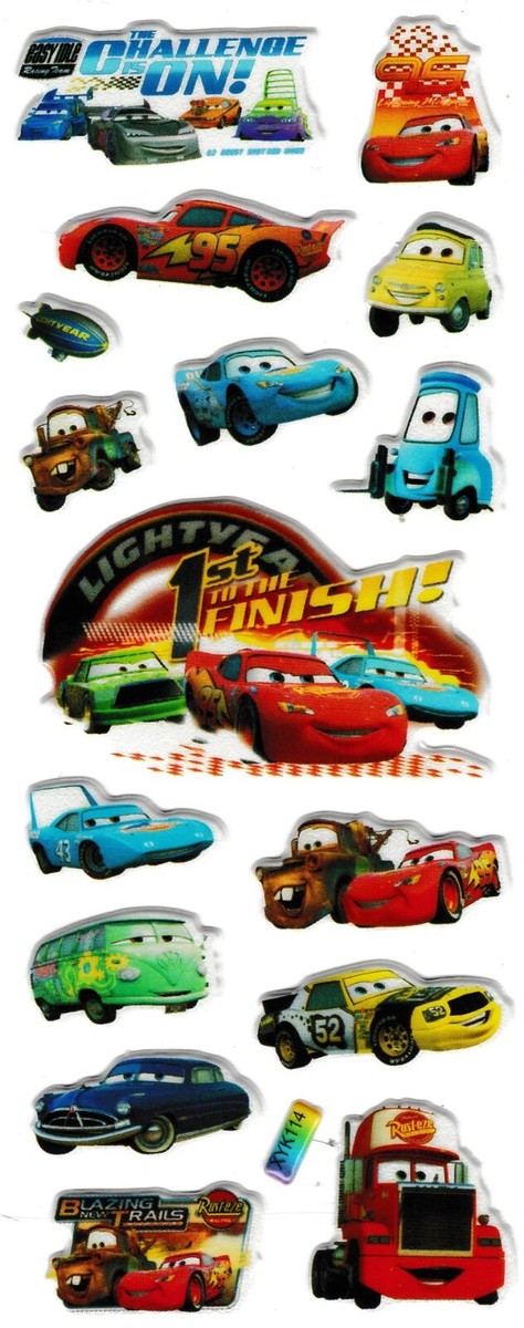 Lightning Mcqueen Logo Stickers