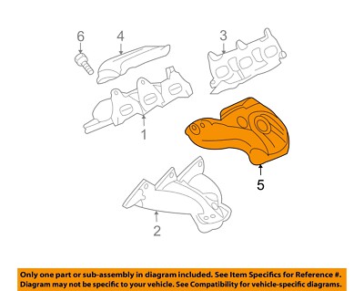 GM OEM 07-17 Acadia Limited Exhaust System Manifold-Heat Shield ...