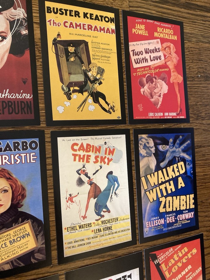 Vintage TCM 2003 Classic Movie Posters - 18 Postcards Set - Rare ...
