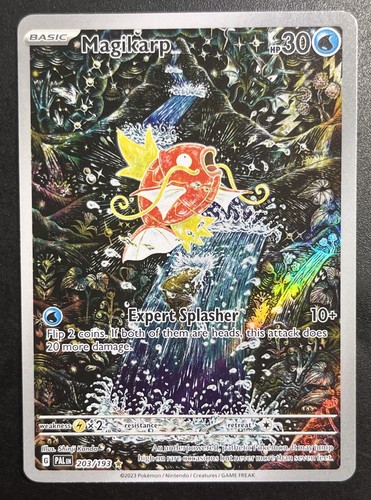Pokemon TCG Magikarp Full Art 203/193 Holo Paldea Evolved Illustration ...