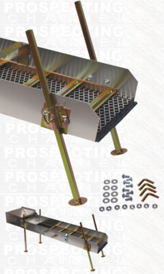 JOBE GOLD BUDDY UNIVERSAL ADJUSTABLE SLUICE BOX SWIVELING LEG STAND KIT ...