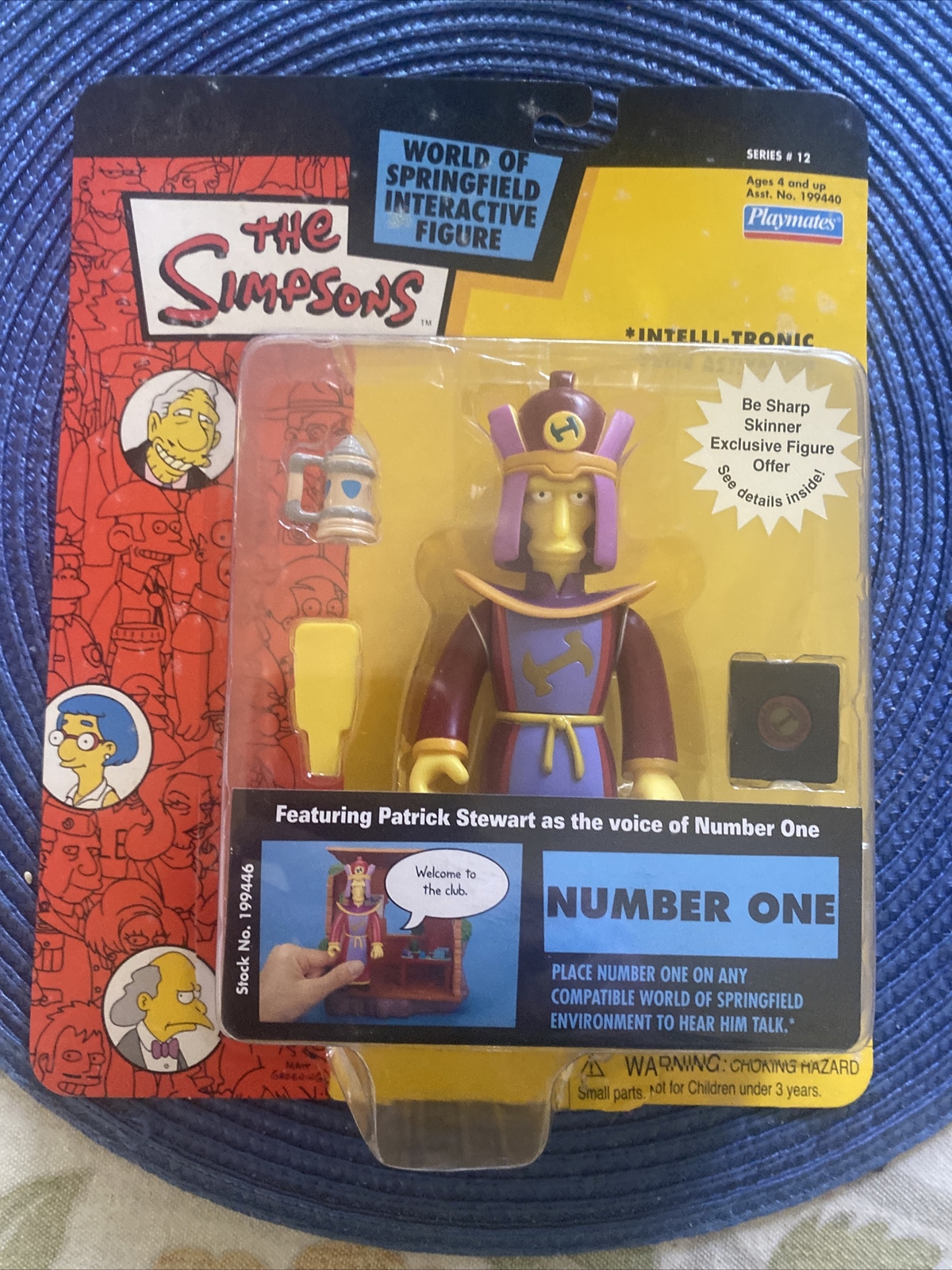 The Simpsons NUMBER ONE Figure World Of Springfield Series 12 Playmates ...
