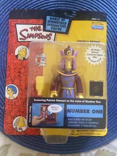 The Simpsons NUMBER ONE Figure World Of Springfield Series 12 Playmates ...