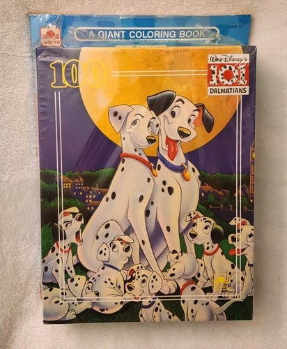 1991 Walt Disney 101 Dalmatians 100 Piece Puzzle, Book & Gaint Coloring ...