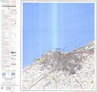 Official Topographic Map of Morocco Maroc - Casablanca Ad-Dar al-Bayda ...