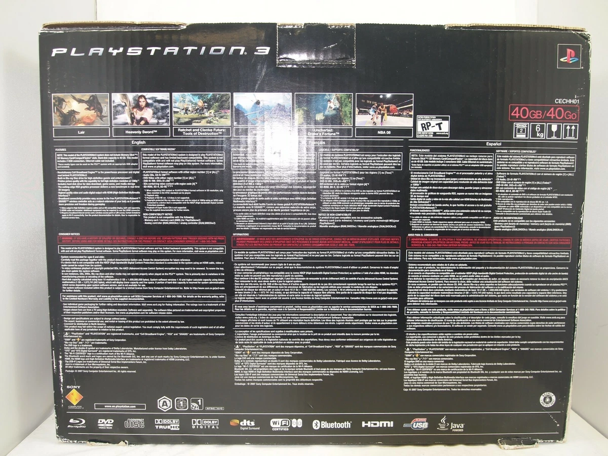Ps3 Console Back