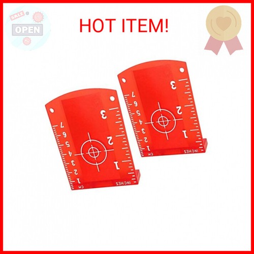 Laser Targets, 2 pcs Magnetic Floor Laser Target Card Plate for Red ...
