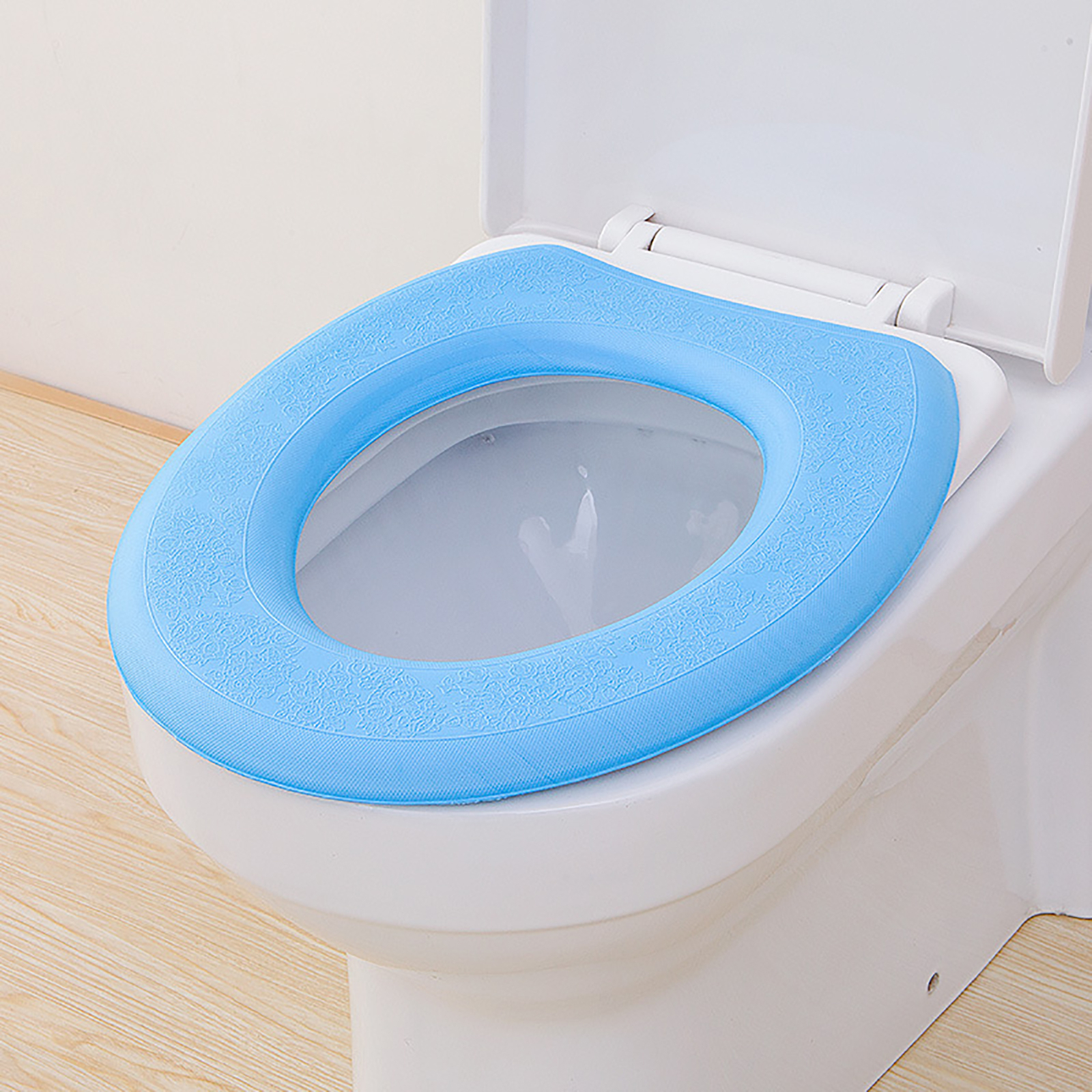 Home O-Type EVA Toilet Closestool Cover Mat Soft Warmer Lid Cushion Pad ...