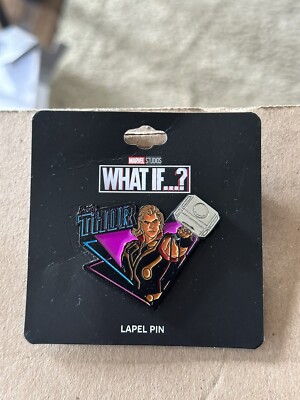Marvel What If...? Party Thor Enamel Lapel Pin Brand New Disney+ | eBay