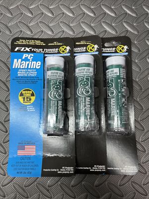 3 Pack PC-Marine High Strength Moldable Putty Epoxy Boat Marine Pool ...