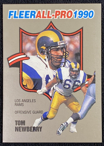 1990 Fleer All Pro Tom Newberry #6 Los Angeles Rams | eBay