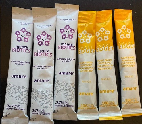 AMARE HAPPY JUICE PACK EDGE MANGO & MENTABIOTICS SUGAR FREE 6 STICKS ...