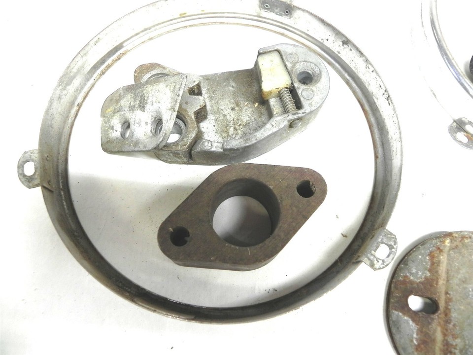 1960-61-62-63 FORD FALCON MIXED PARTS LOT LATCHES BEZELS FASTENERS ...