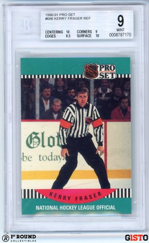 Kerry Fraser RC BGS 9: 1990-91 Pro Set Rookie Card Highest Subgrades ...