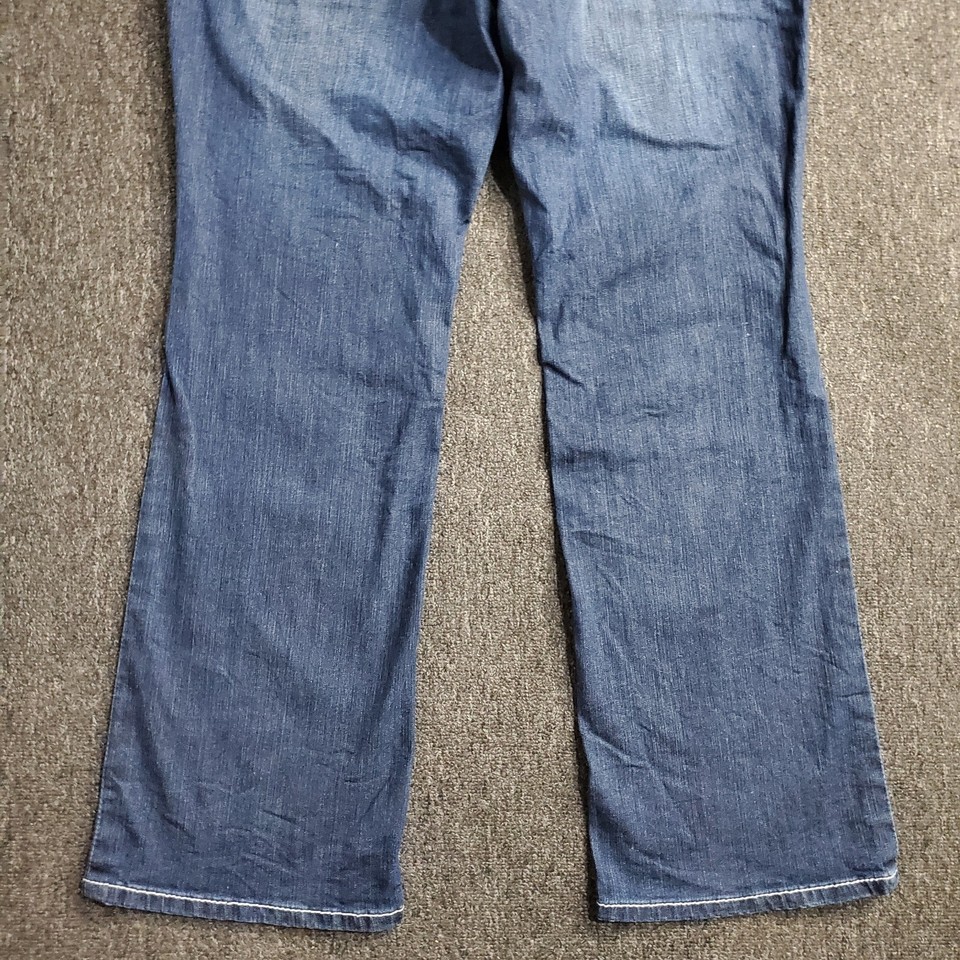 Ariat Jeans Womens 16WR Blue Marine R.E.A.L. Mid Rise Stretch Entwined ...