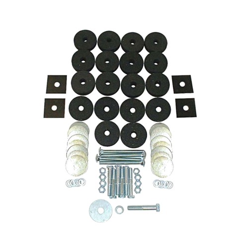 Omix-ADA Body Tub Mounting Kit for 41-75 Jeep CJ3 CJ5 CJ6 & Willys ...