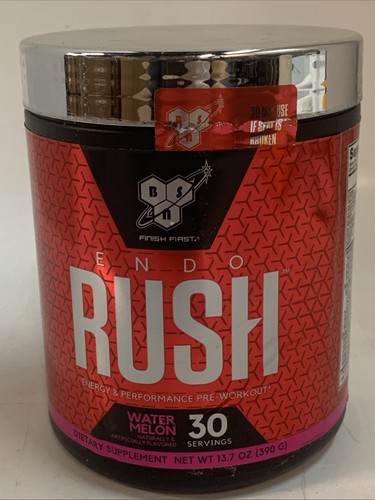 BSN Endo Rush Powder Watermelon 30 Servings Exp 10/2026 13.7 Oz | eBay