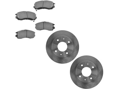 Front Brake Pad and Rotor Kit For Eagle Summit Expo Galant Colt TC17D7 ...