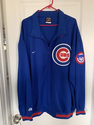 CHICAGO CUBS 90s VINTAGE COOPERSTOWN COLLECTION BENCH BLUE JACKET XXL ...