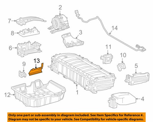 74482-47010 Toyota Clamp, battery, no.2 7448247010, New Genuine OEM ...