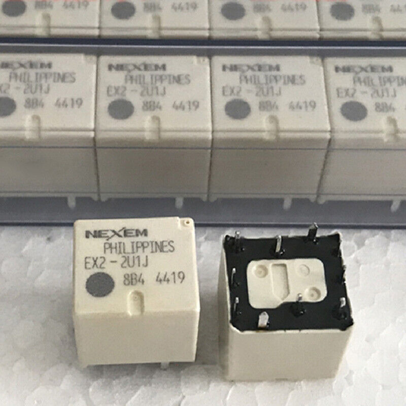 10Pcs Automotive Relay 10 Pins 12VDC fix EX2-2U1J | eBay